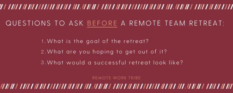 Ultimate DIY Guide for In-Person and Virtual Remote Team Retreats | RWT
